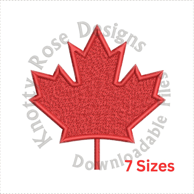 Simple Maple Leaf Pattern - Etsy