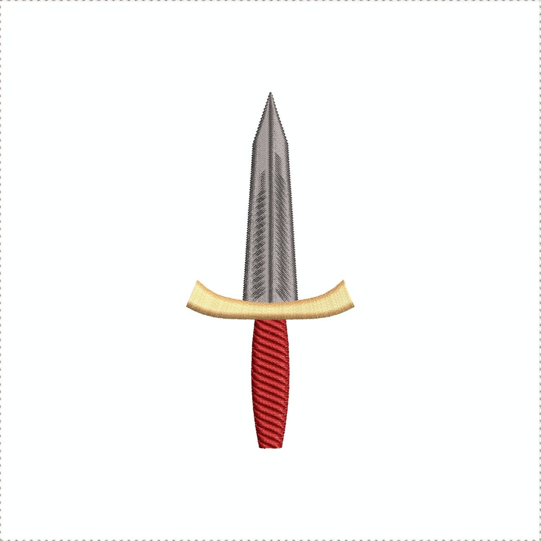 Dagger 1t instant Download Machine Embroidery Design - Etsy