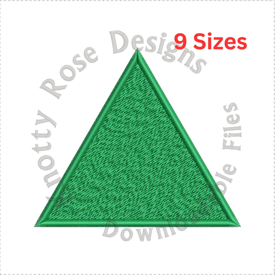 Equilateral Triangle 2 (instant Download) Machine Embroidery Design - Etsy