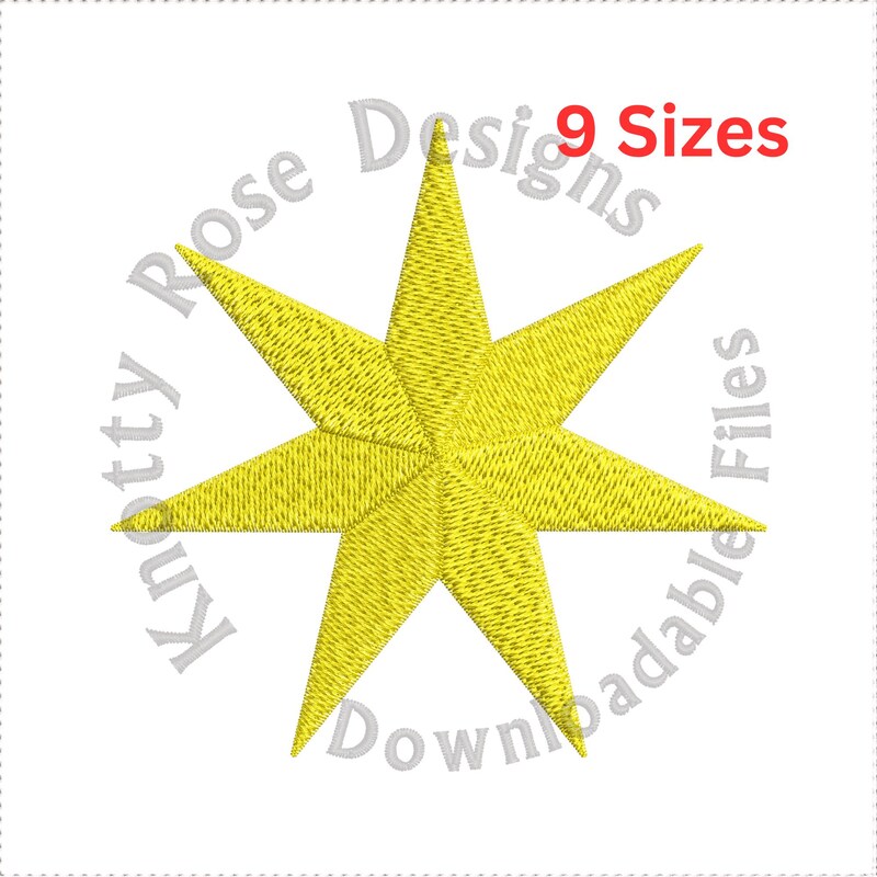 Seven Pointed Star - Etsy