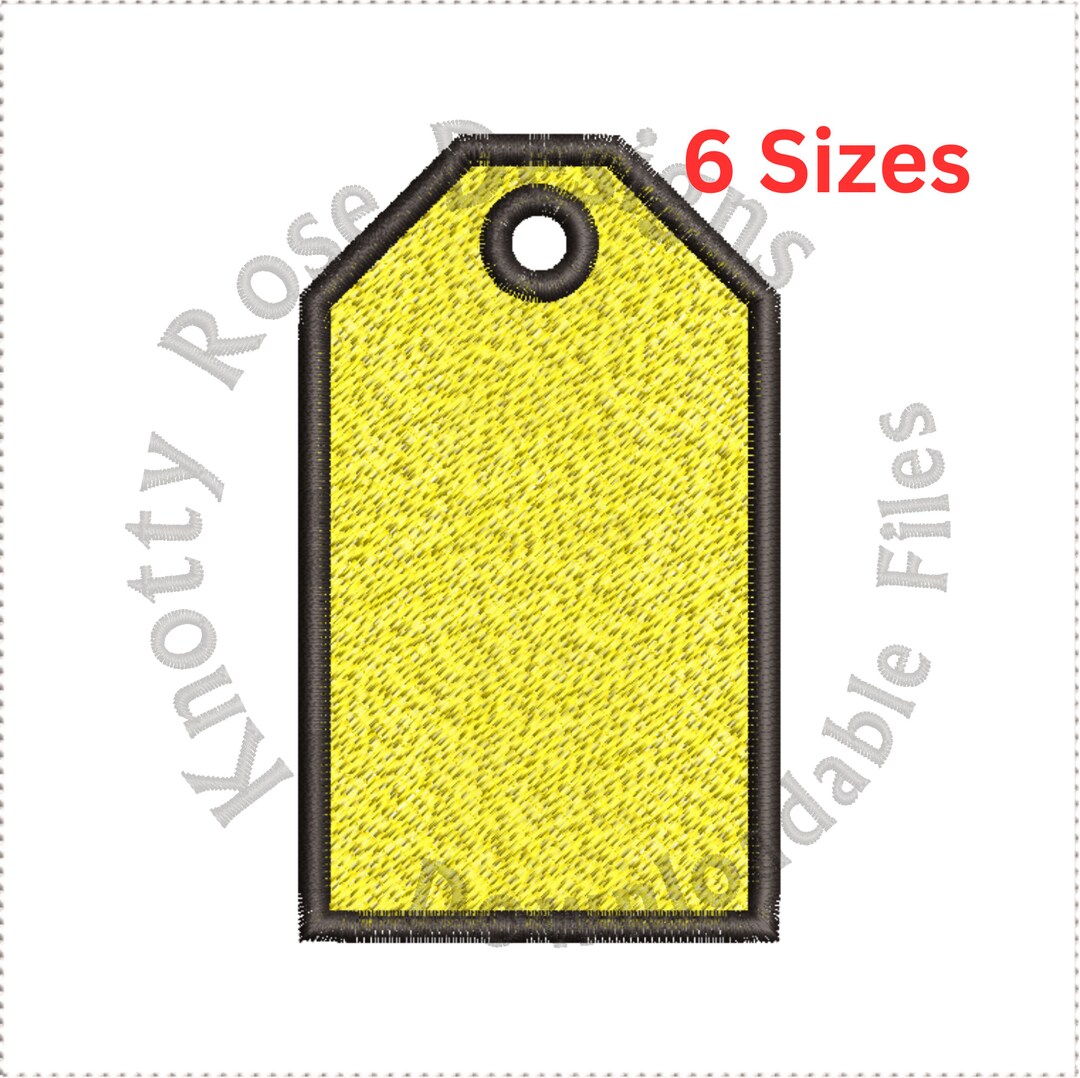 Price Tag Label (instant Download) Machine Embroidery Design - Etsy