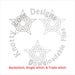 Interlaced Pentacle 1 Ooutline (instant Download) Machine Embroidery ...