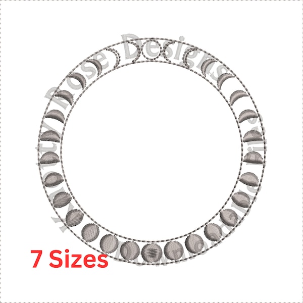 Moon Embroidery - Etsy UK