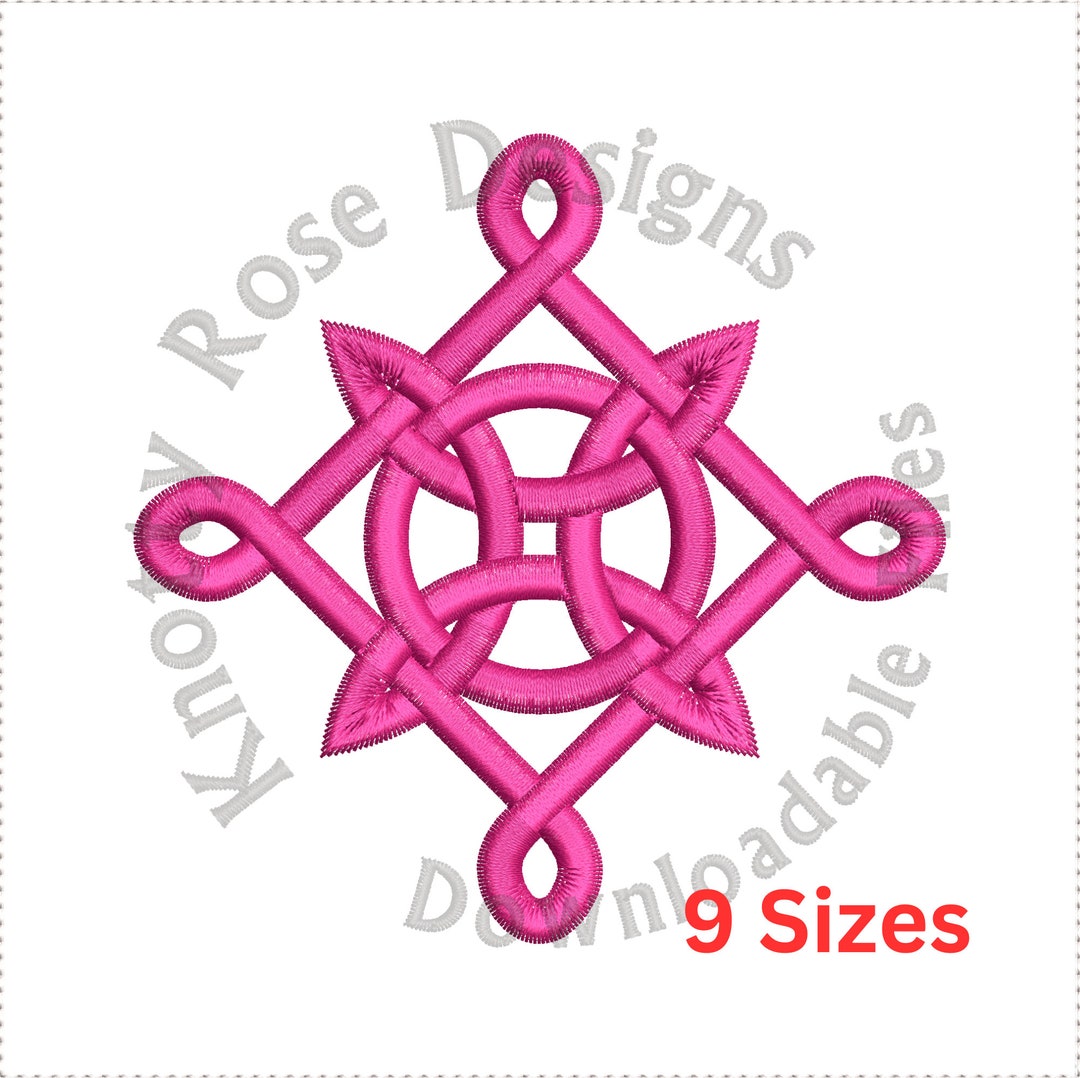 Heraldic Lacy Knot 1 (instant Download) Machine Embroidery Design - Etsy