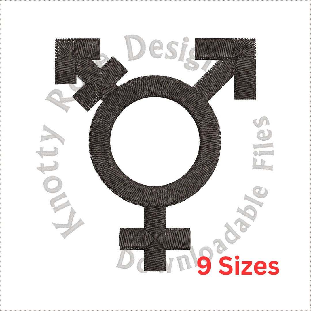 Transgender Trans Transexual Symbol 1 (instant Download) Machine ...