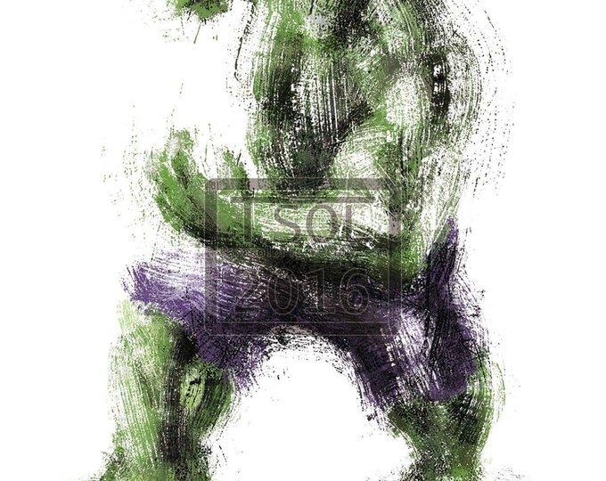 Anual Collage Comic Hulk impresión de Giclee - Etsy México