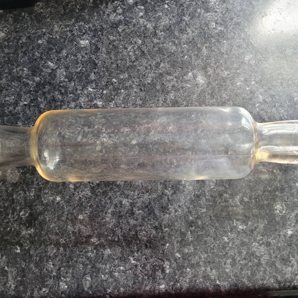 Antique Glass Rolling Pin - Etsy