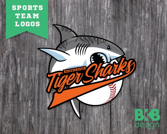 Sharks Baseball Logo