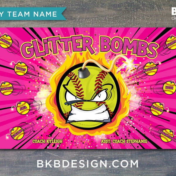 Softball Vinyl - Etsy