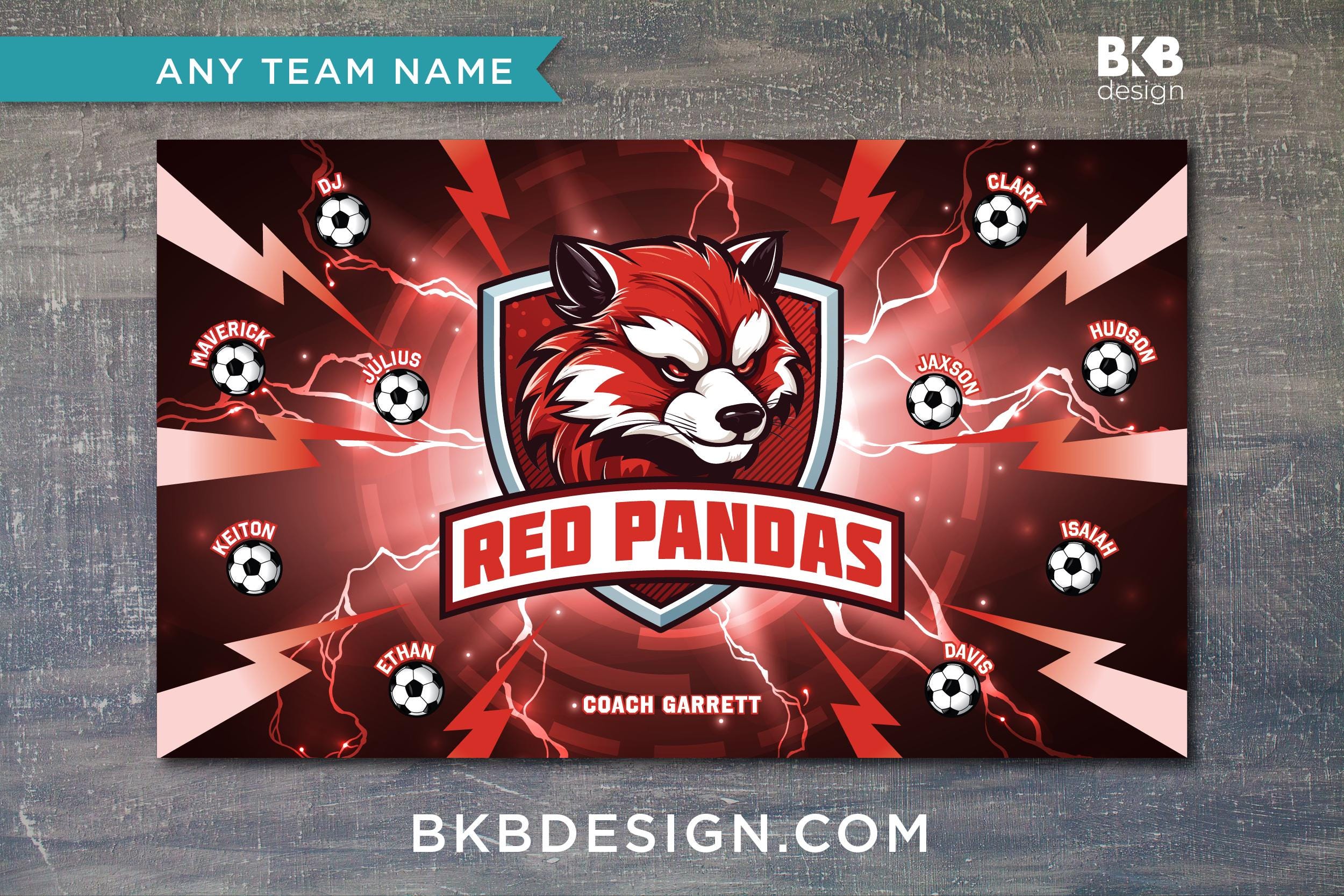 Football Teams Banners Vinyl Soccer Team Banner, Strikers – BKB