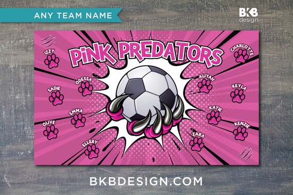 Custom Vinyl Soccer Team Banner Sports Team Banners Team - Etsy