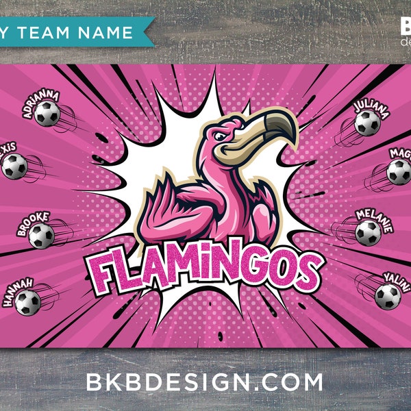 Flamingo Banner - Etsy