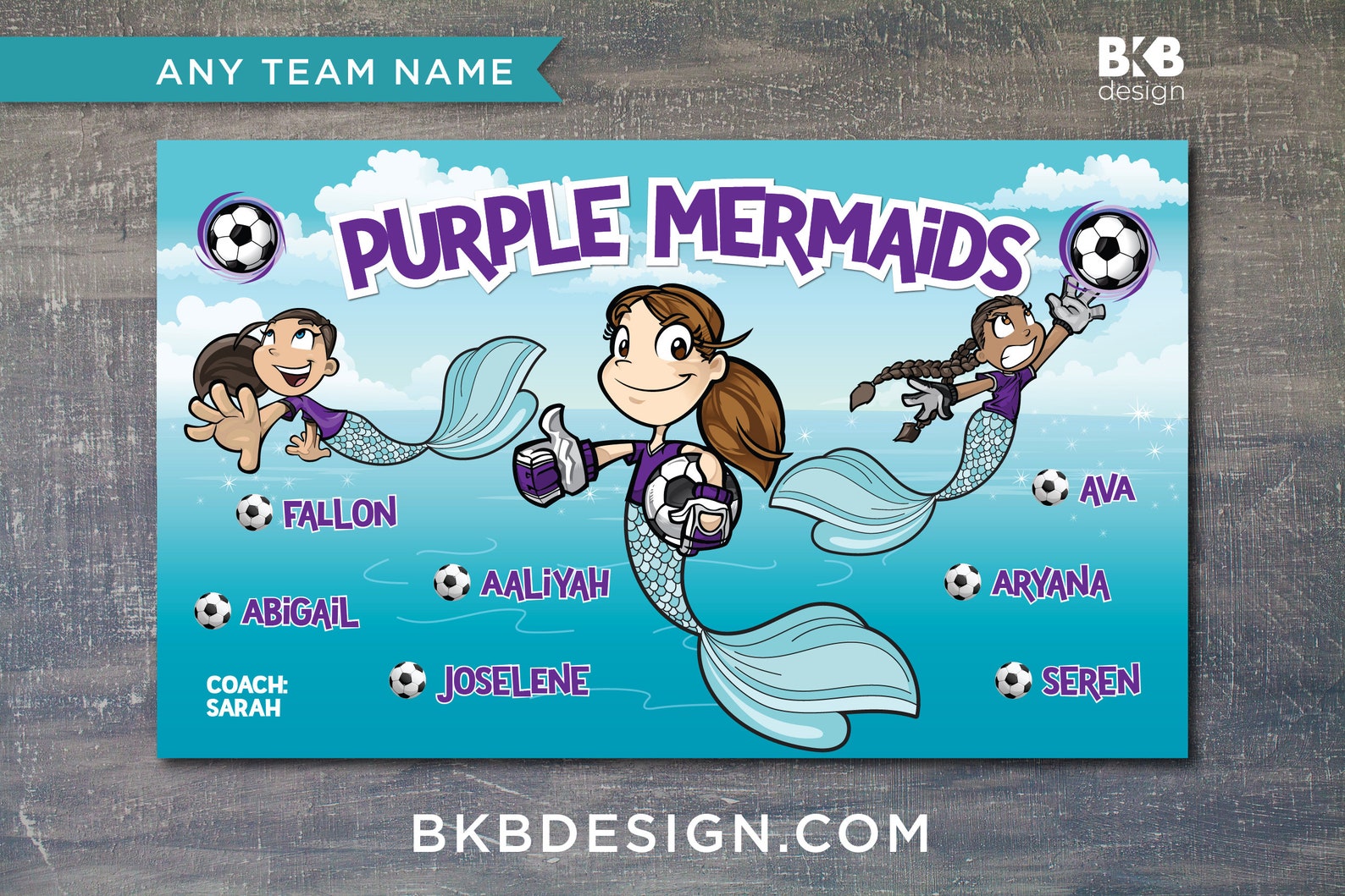 Custom Vinyl Soccer Banner Sports Banner Team Banner - Etsy