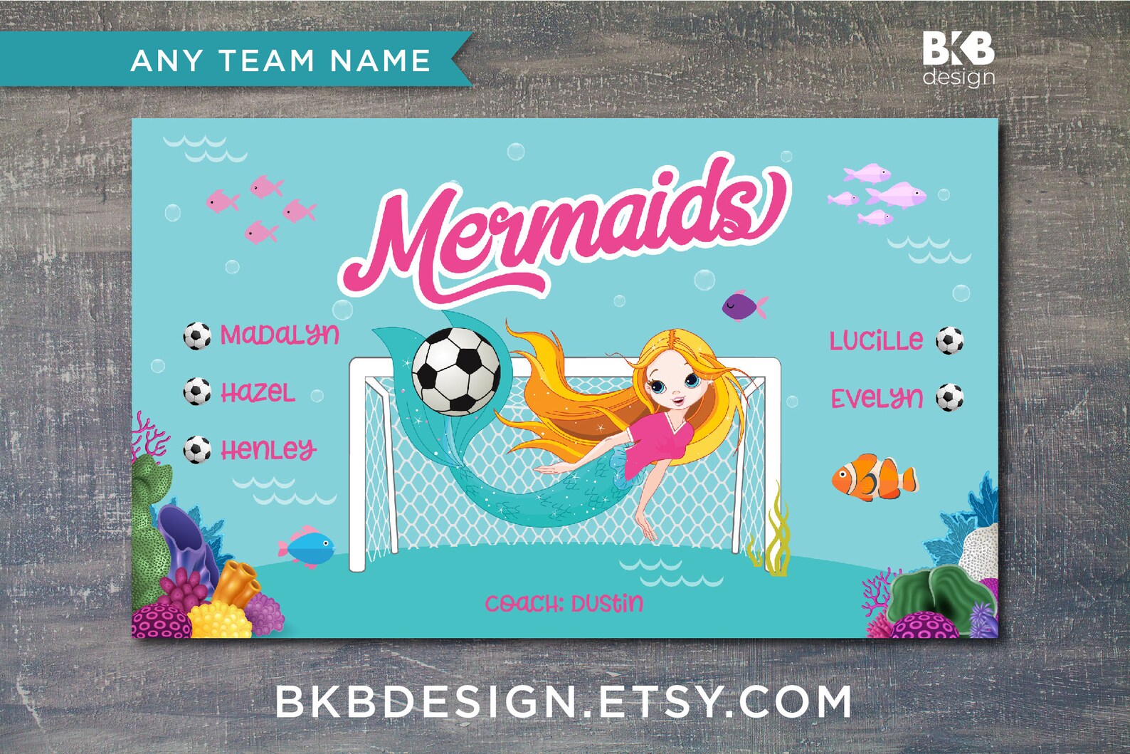 Custom Vinyl Soccer Banner, Ladybugs - Etsy