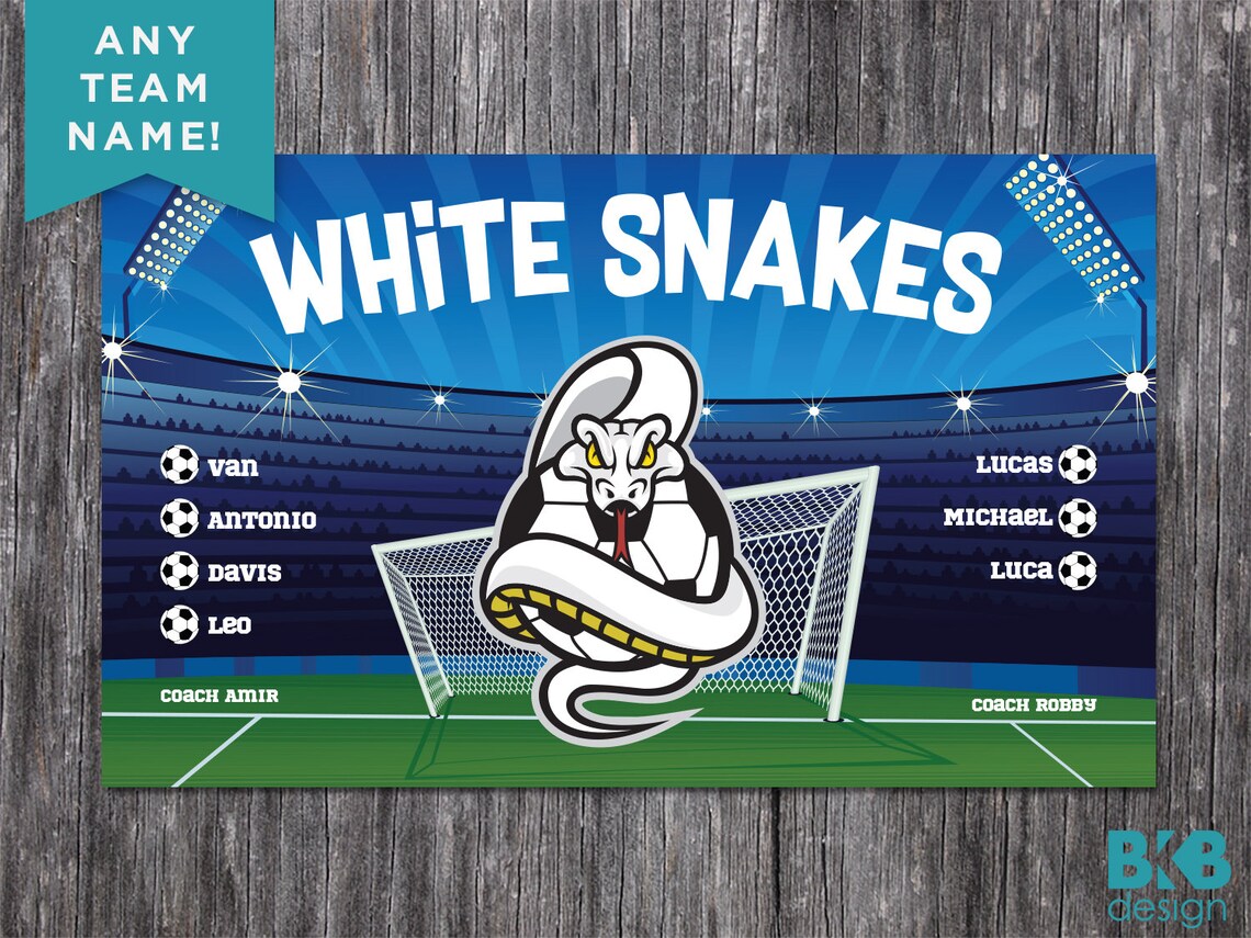 Custom Vinyl Soccer Team Banner Sports Team Banners Team - Etsy