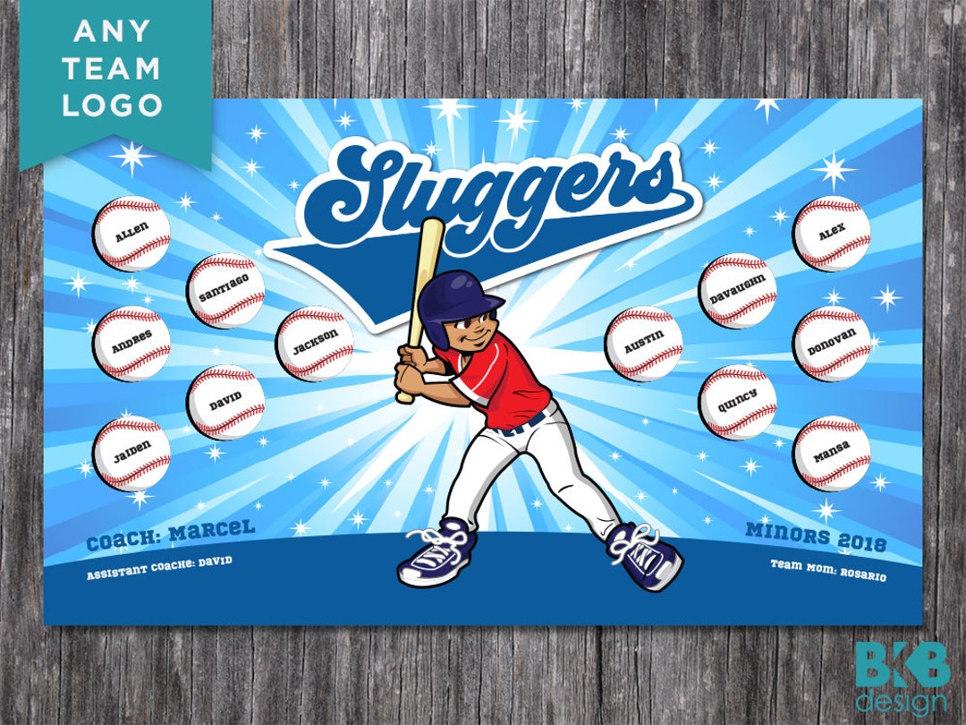 Custom Baseball Team Banners