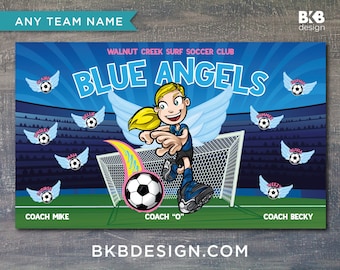 Blue Angels Soccer Logo