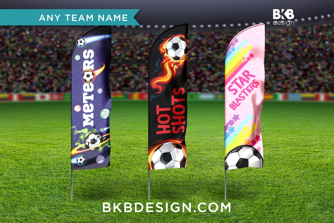 Sports Team Feather Flag - Etsy