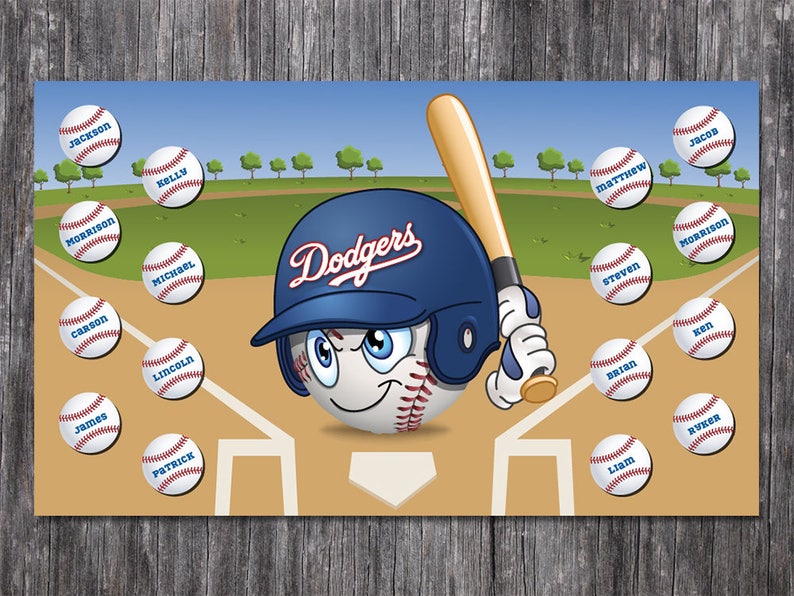 Custom Vinyl Softball Banner Little League Banner T ball Etsy