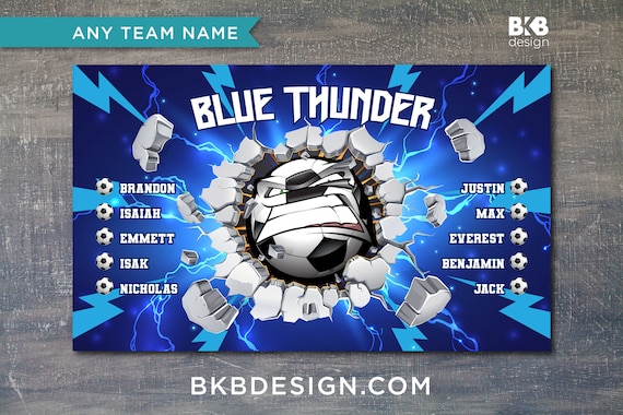 Football Teams Banners Vinyl Soccer Team Banner, Strikers – BKB