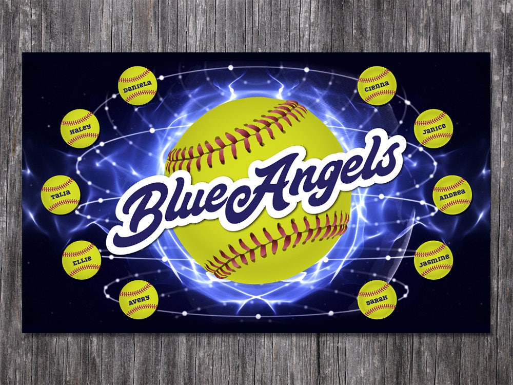 Blue Angels Softball Logo