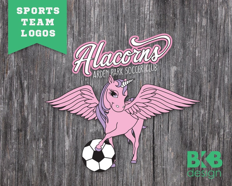 Custom Sports Team Logo Team Mascot Soccer Logo Little - Etsy