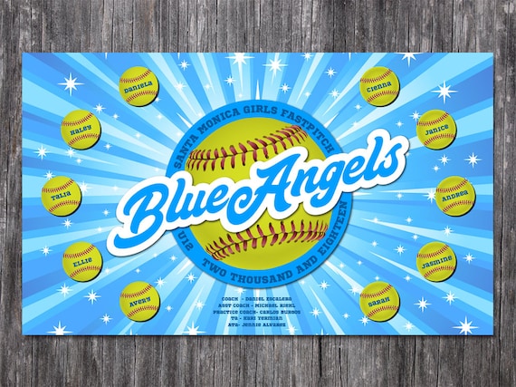 Blue Angels Softball Logo