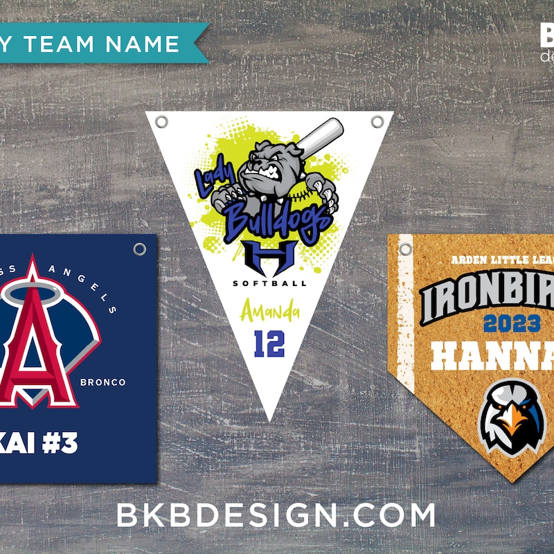Baseball Pennants - Etsy