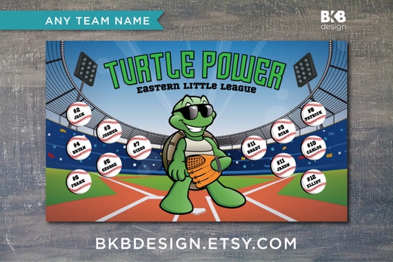 Custom Vinyl Baseball Banner, Little League Banner, T-Ball Banner ...