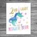Unicorn Last Day of School Sign what a Magical - Etsy