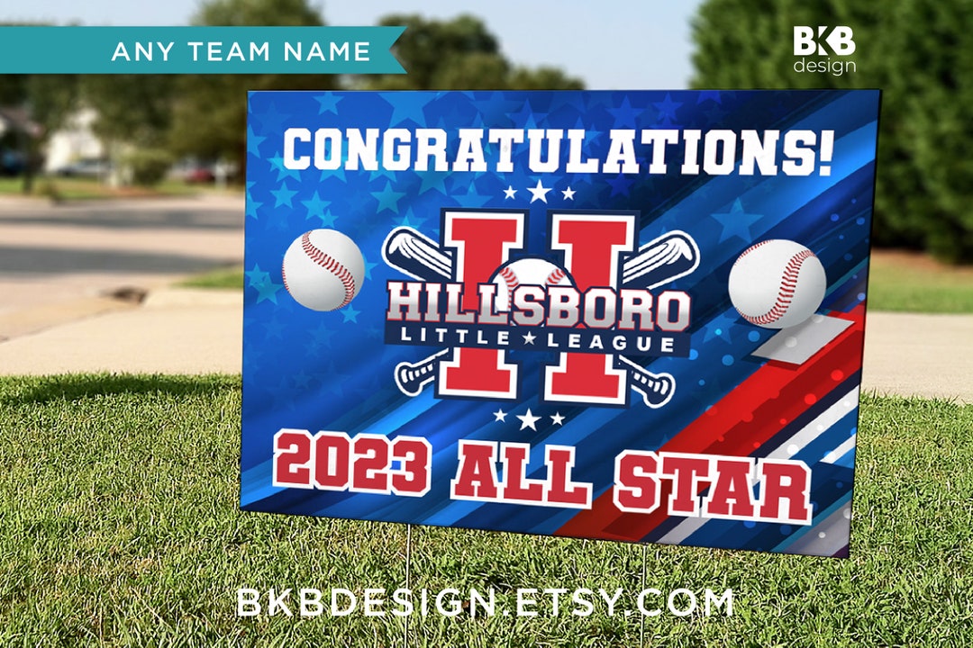 Custom All Star Lawn Sign - Etsy
