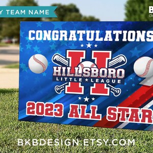 Custom All Star Lawn Sign - Etsy