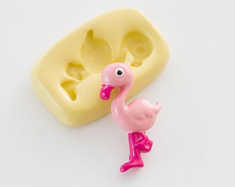 Flamingo Silicone Mould mold 'flamingos' by FPC Sugarcraft Resin Mold ...