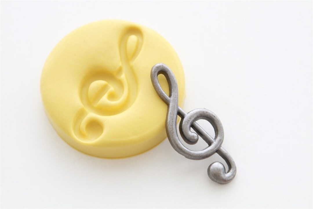 Treble Clef Music Silicone Mold - Etsy