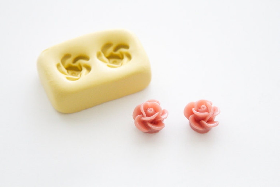 Small Rose Silicone Mold 2 Cavity - Etsy