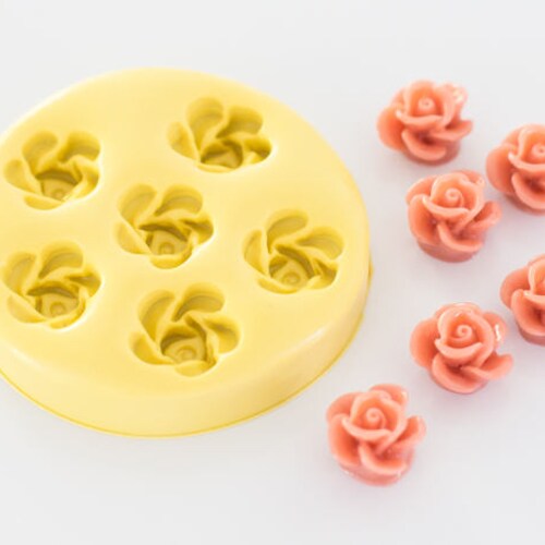 Small Rose Silicone Mold 6 Cavity - Etsy