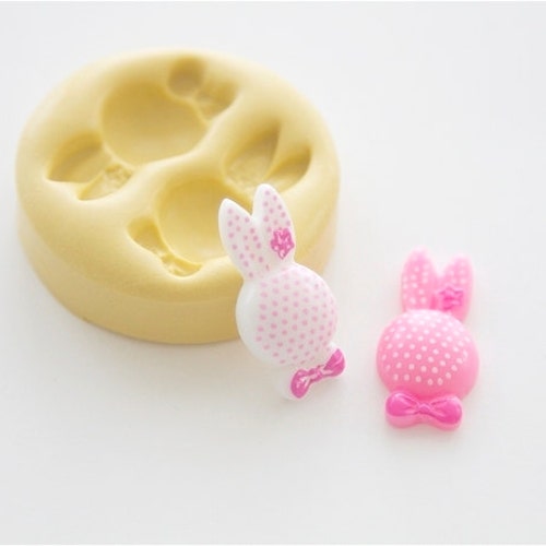 Rabbit Soap Mold Easter Bunny Mold Rabbit Silicone Mold - Etsy
