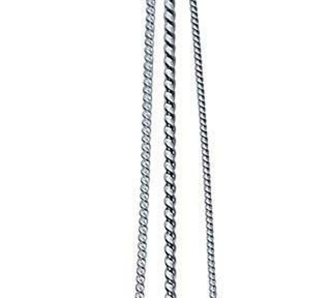 2 Strand Twisted Patterned 925 Sterling Silver Wire, by the Inch or 6 ...