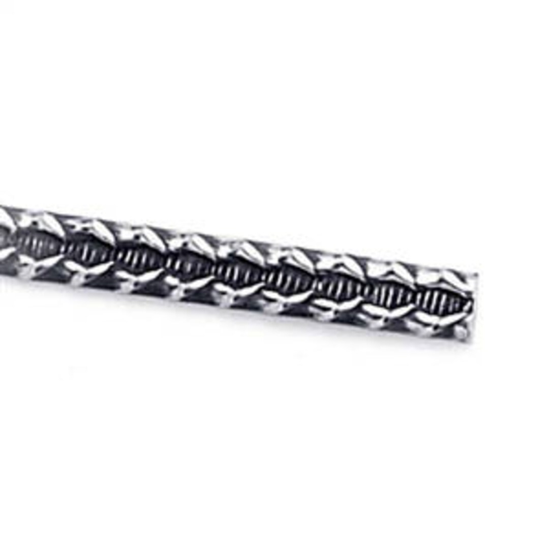 3D Channel Wave Patterned 925 Sterling Silver Wire, Custom Lengths ...