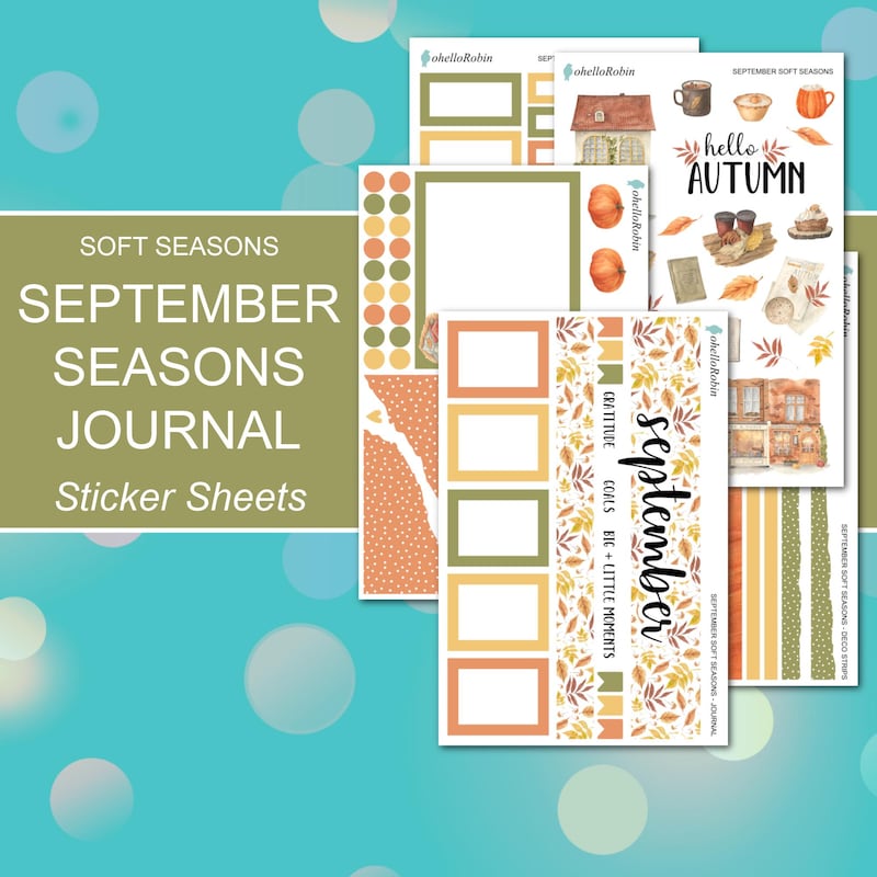 Removable Seasonal Stickers - Etsy
