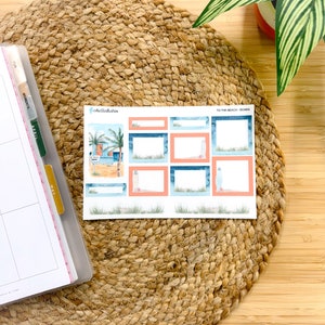 TO THE BEACH Sticker Sheets | Beach Summer Collection | Planner ...