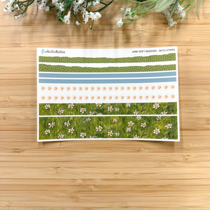 JUNE SEASONS MONTHLY Sticker Sheets | Soft Seasons Collection | Planner ...