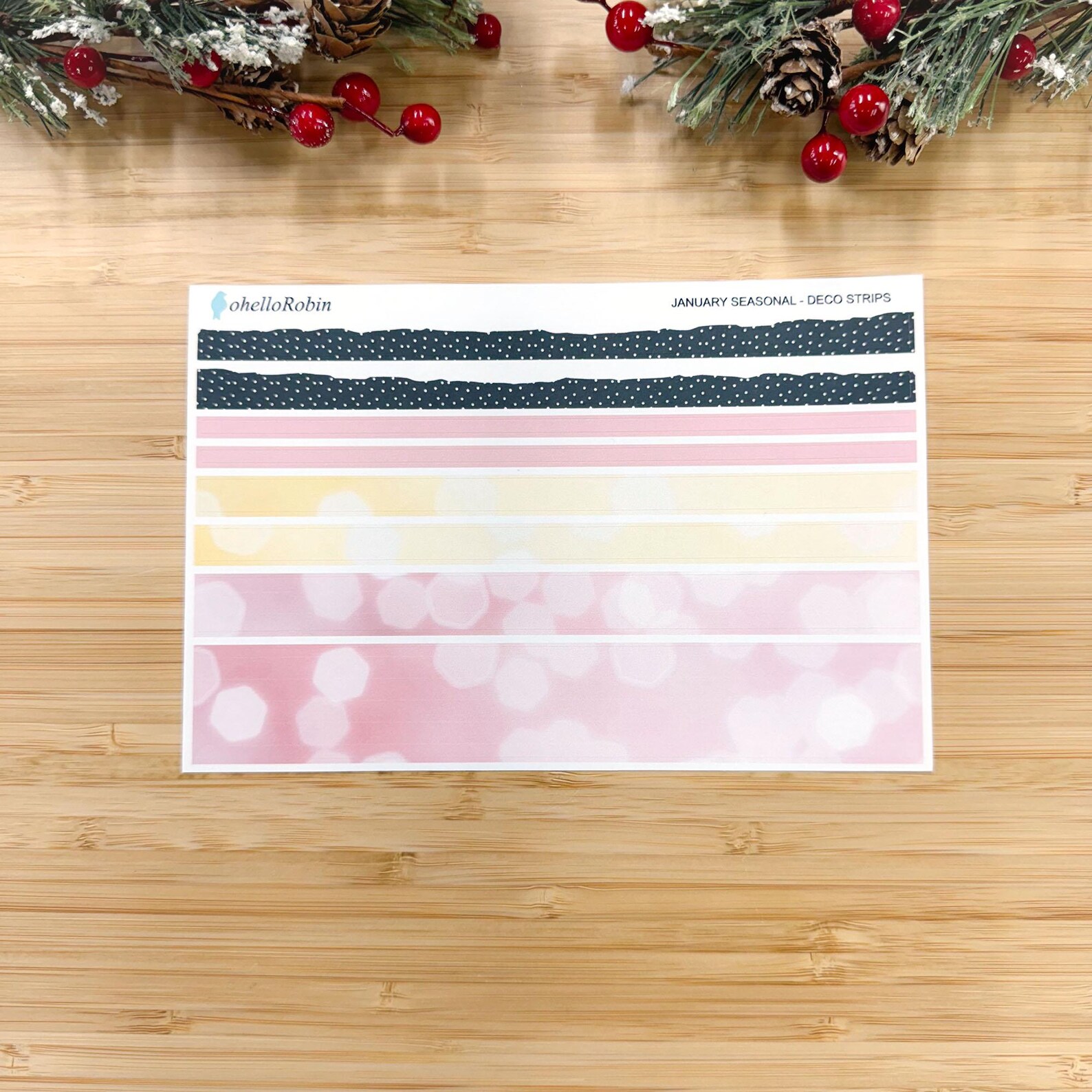 JANUARY SEASONAL MONTHLY Sticker Sheets | Seasonal Collection | Planner ...
