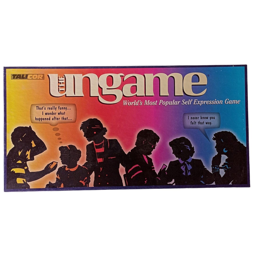 Vintage the Ungame Worlds Most Popular Self Expression Game 1997 - Etsy