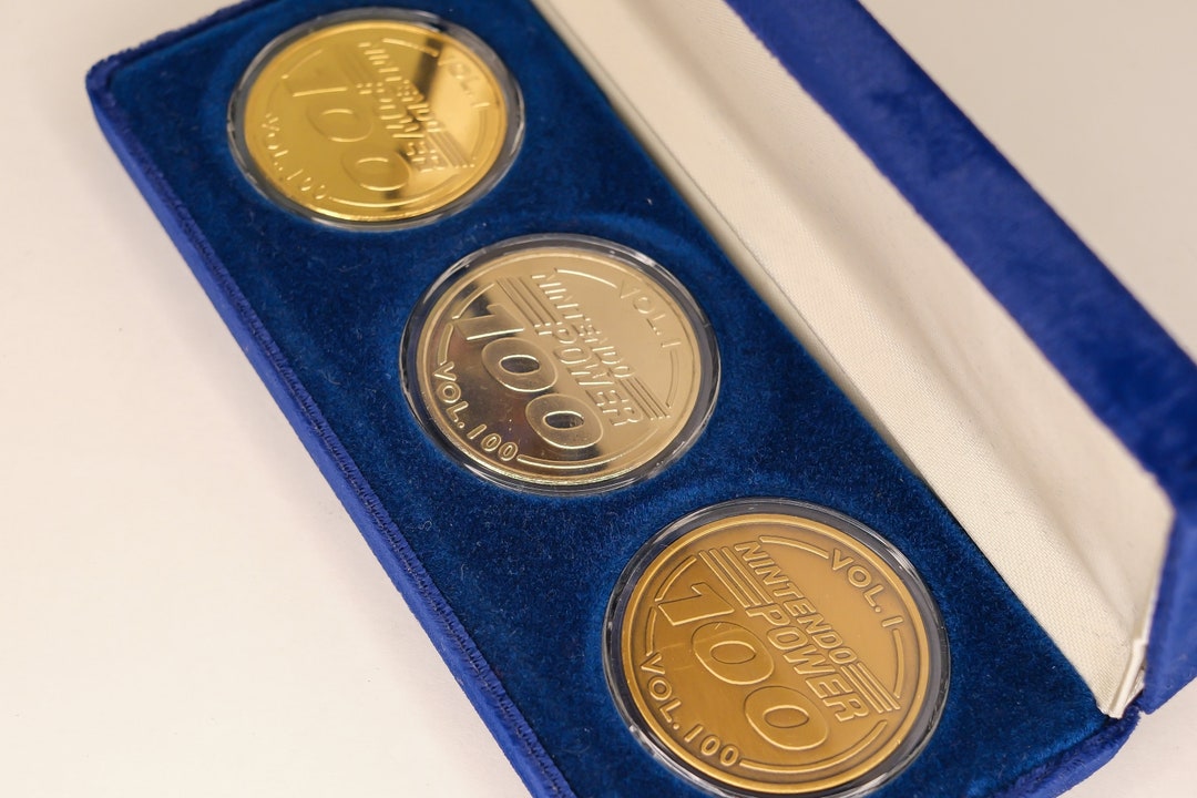 Nintendo Power 100th Issue Commemorative Coin Set – Mario, Donkey Kong ...