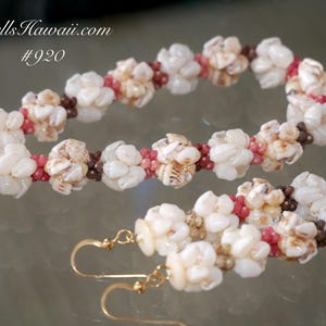 26” Shell Lei of Niiahu Pupu | Momi & Kahelelani Crown Flowers Style ...