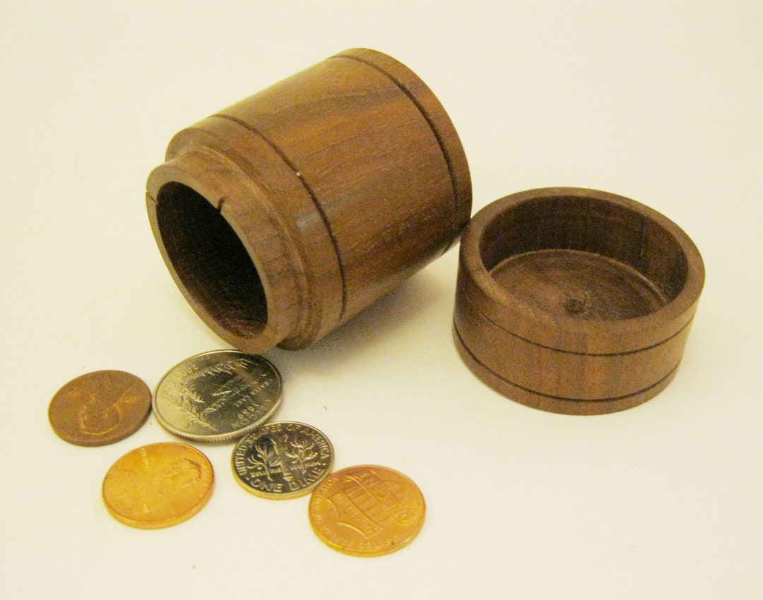 Small Box (walnut) Hand-turned BX-052 - Etsy
