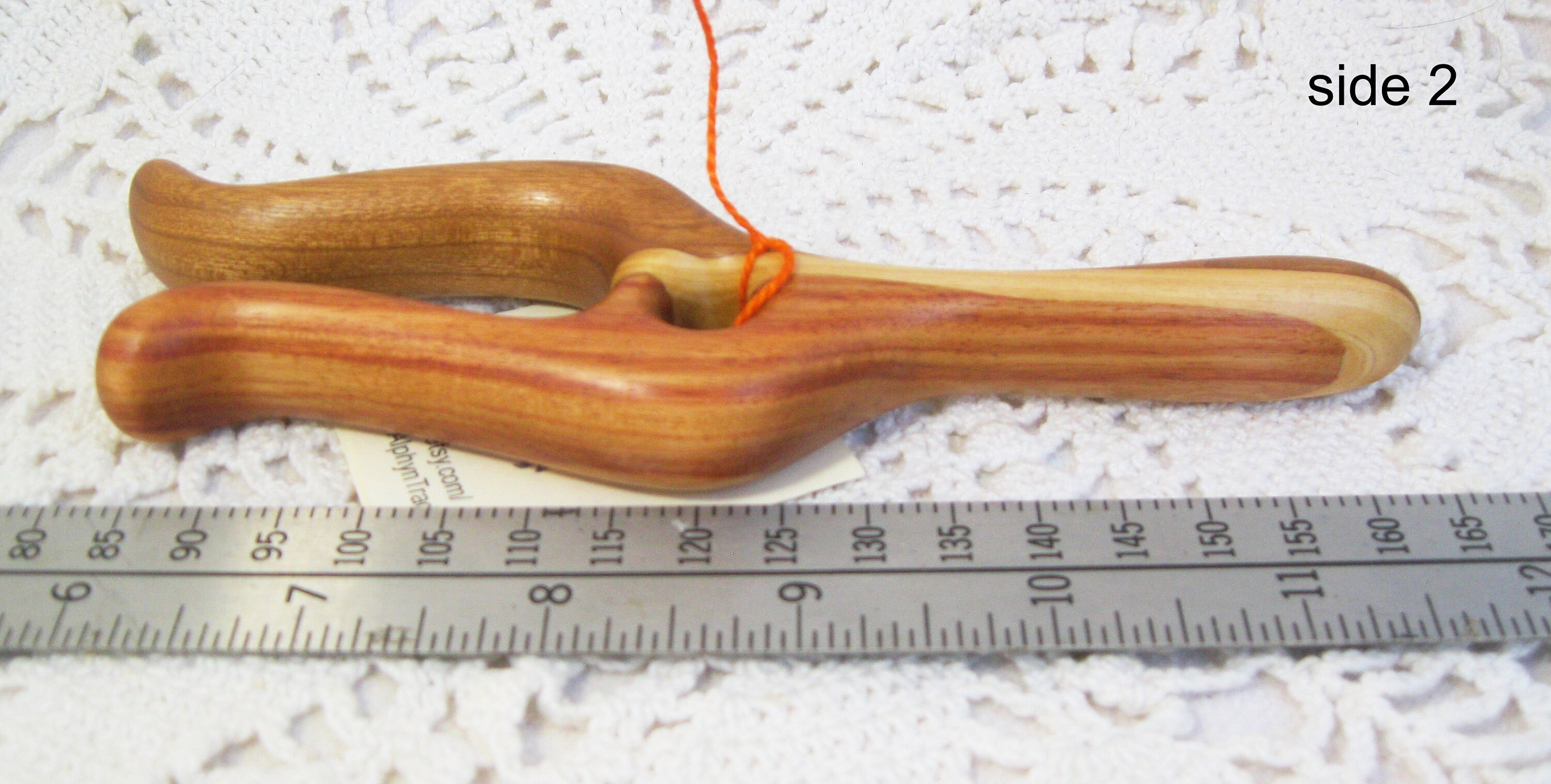 Three-wood Novelty Lucet Cording Tool cherry Juniper | Etsy