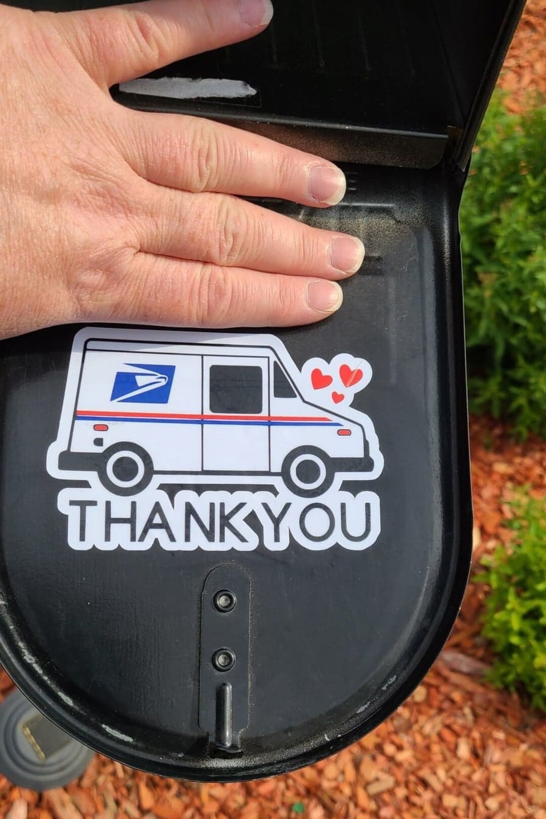 Mail Truck Vinyl Sticker - Etsy