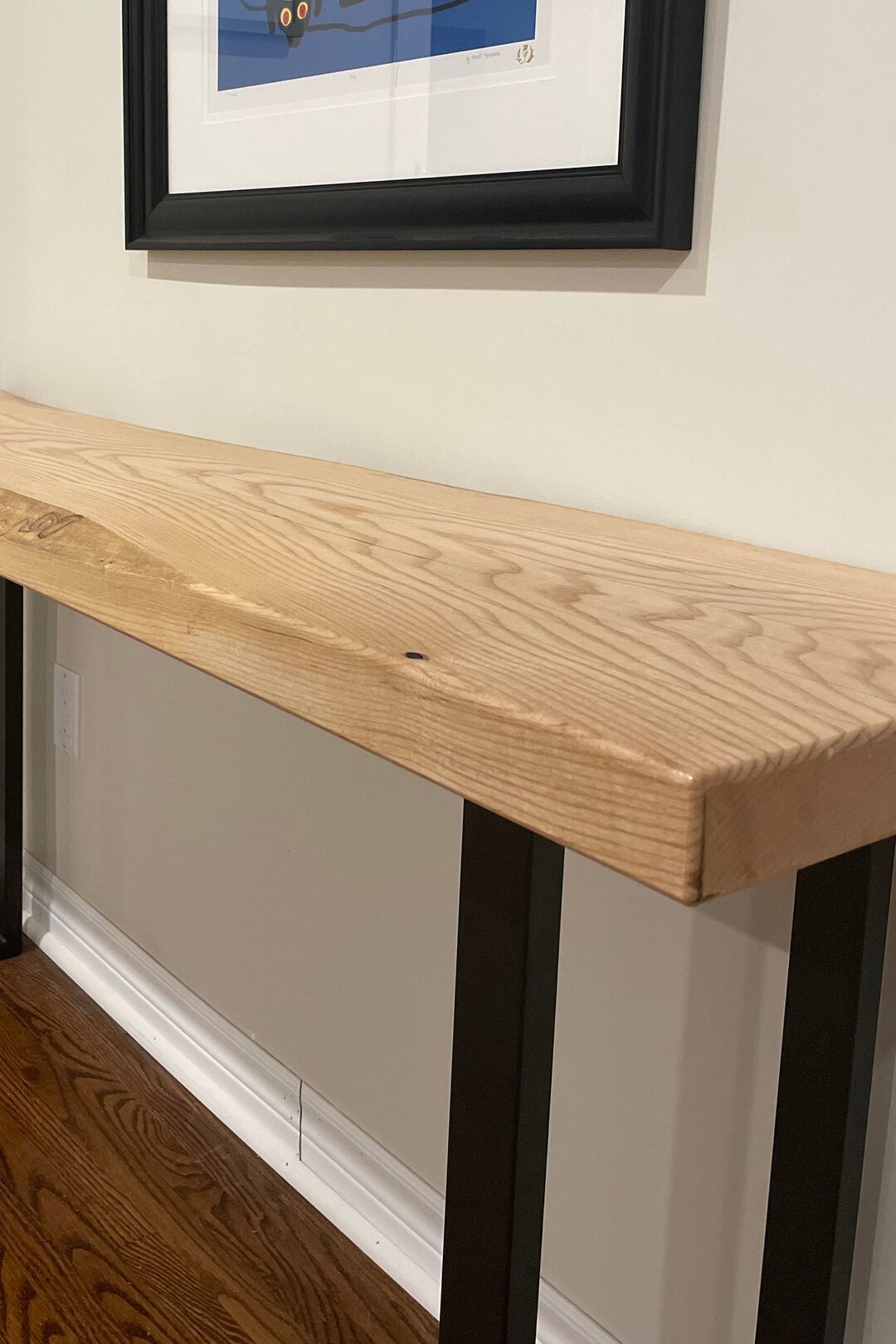 Ash Console Table Entryway Table - Etsy